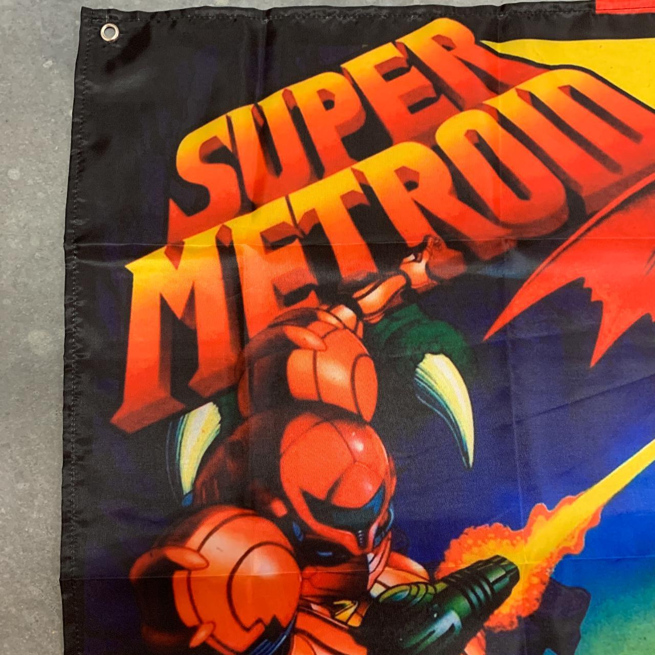 Brand New! Super Metroid Wall Flag Banner Tapestry... - Depop