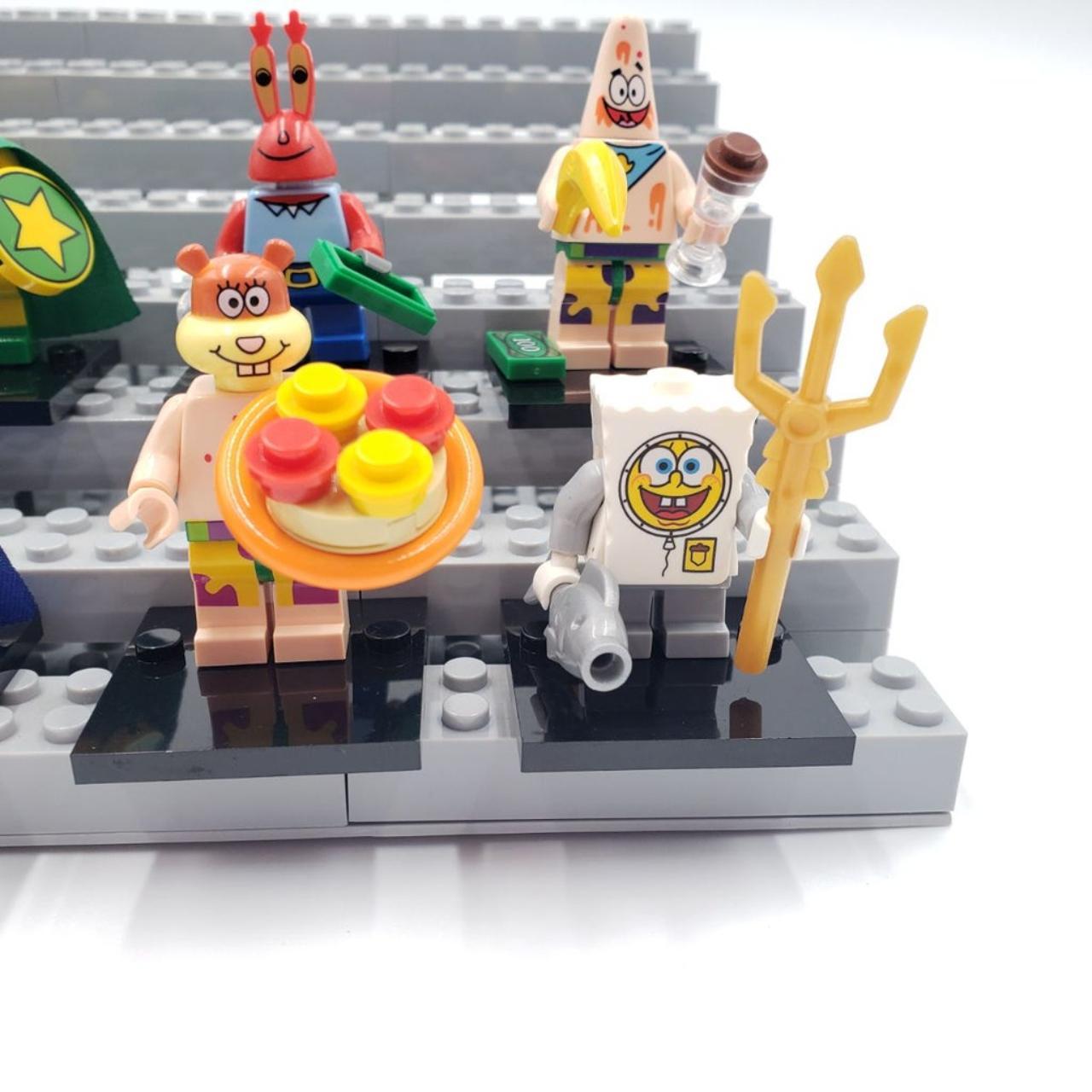 8 Spongebob Squarepants Custom Minifigures Includes... - Depop