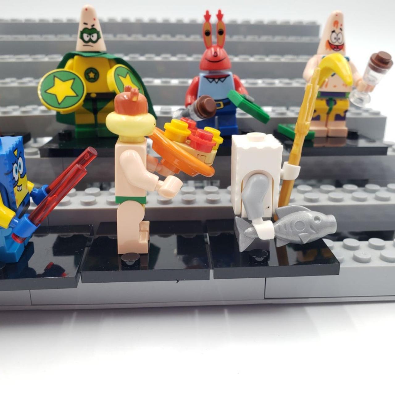 8 Spongebob Squarepants Custom Minifigures Includes... - Depop