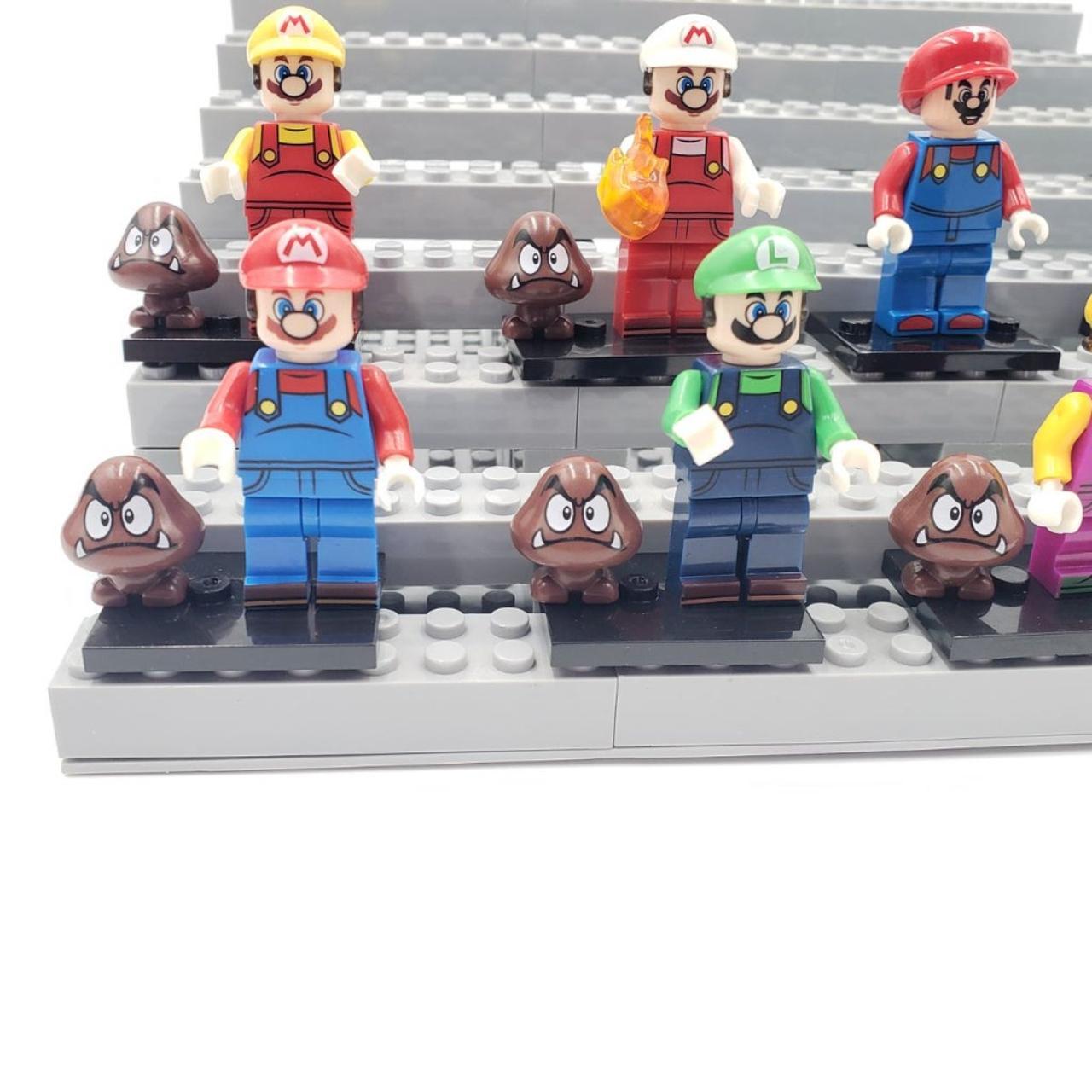 8 Super Mario Bros Custom Minifigures, Mini Figures,... - Depop