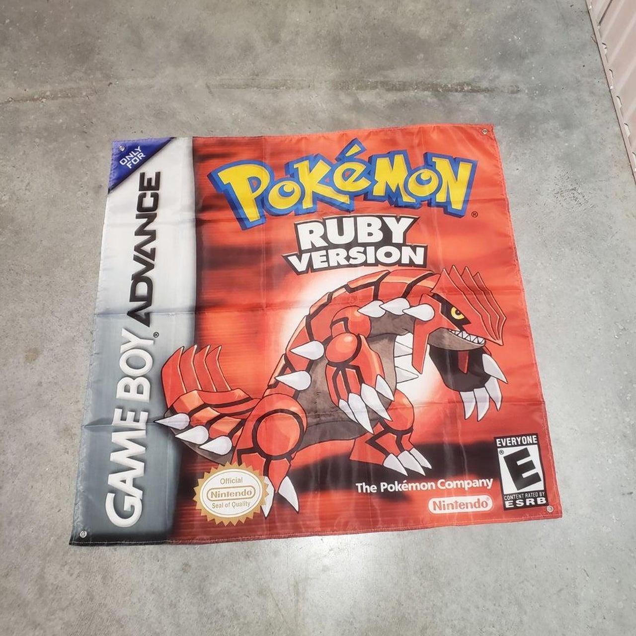Pokemon Ruby Version Gameboy Advance Custom Wall... | Depop