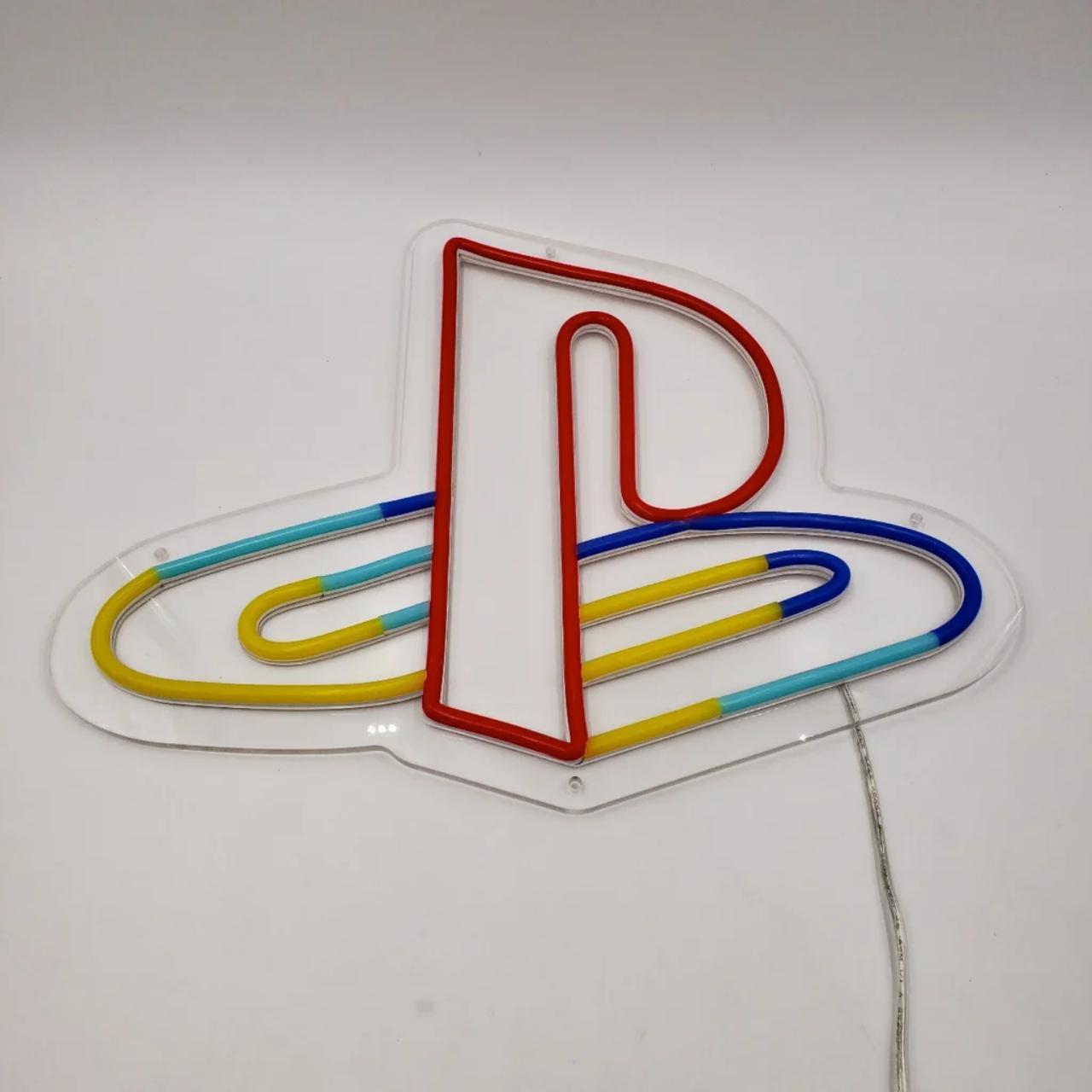 Playstation Logo Custom Made LED Neon Style Sign w/... - Depop