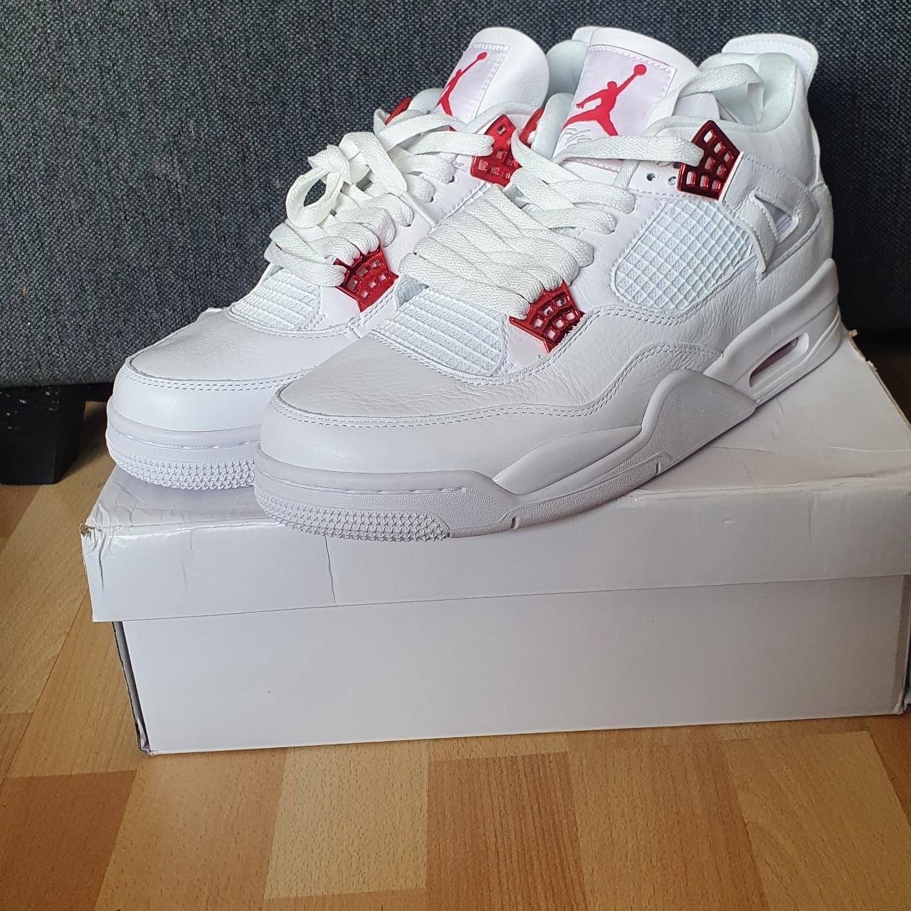 Jordan Men's White Trainers | Depop