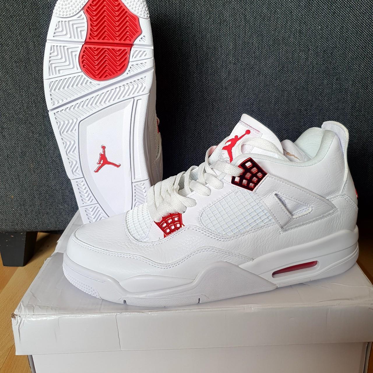 Jordan Men's White Trainers | Depop