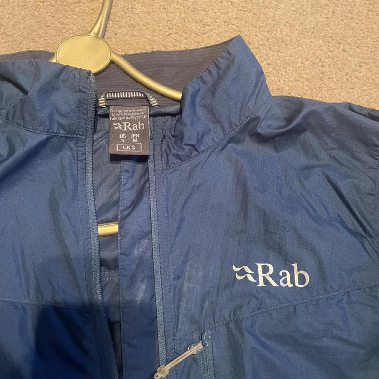 Navy RAB windbreaker jacket, size small. Excellent... - Depop