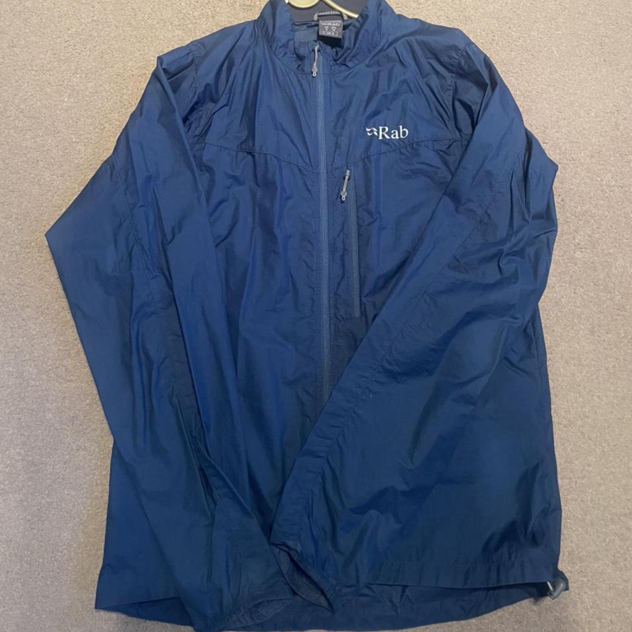 Navy RAB windbreaker jacket, size small. Excellent... - Depop