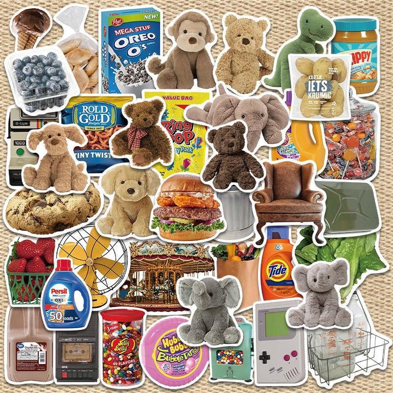 vintage y2k stickers 40pcs 💿 This set includes 40... - Depop