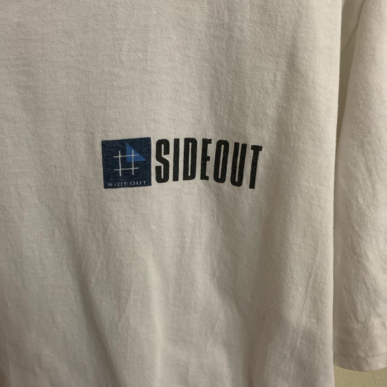 Vintage Sideout white Tshirt 🔥 In great condition... - Depop