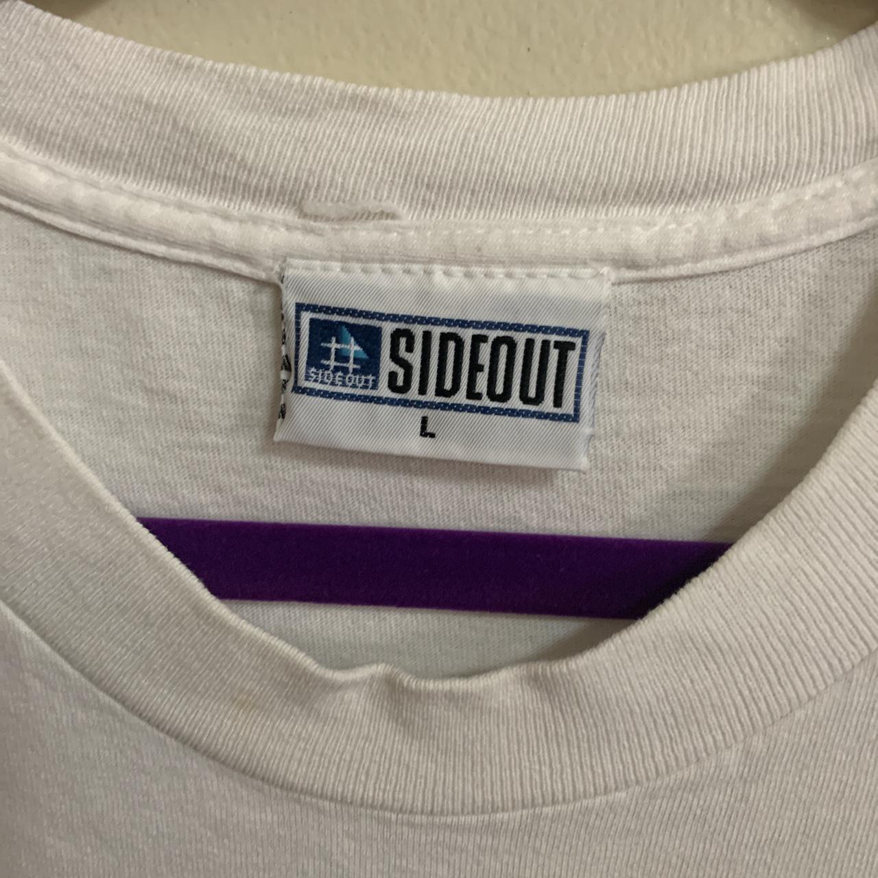 Vintage Sideout white Tshirt 🔥 In great condition... - Depop