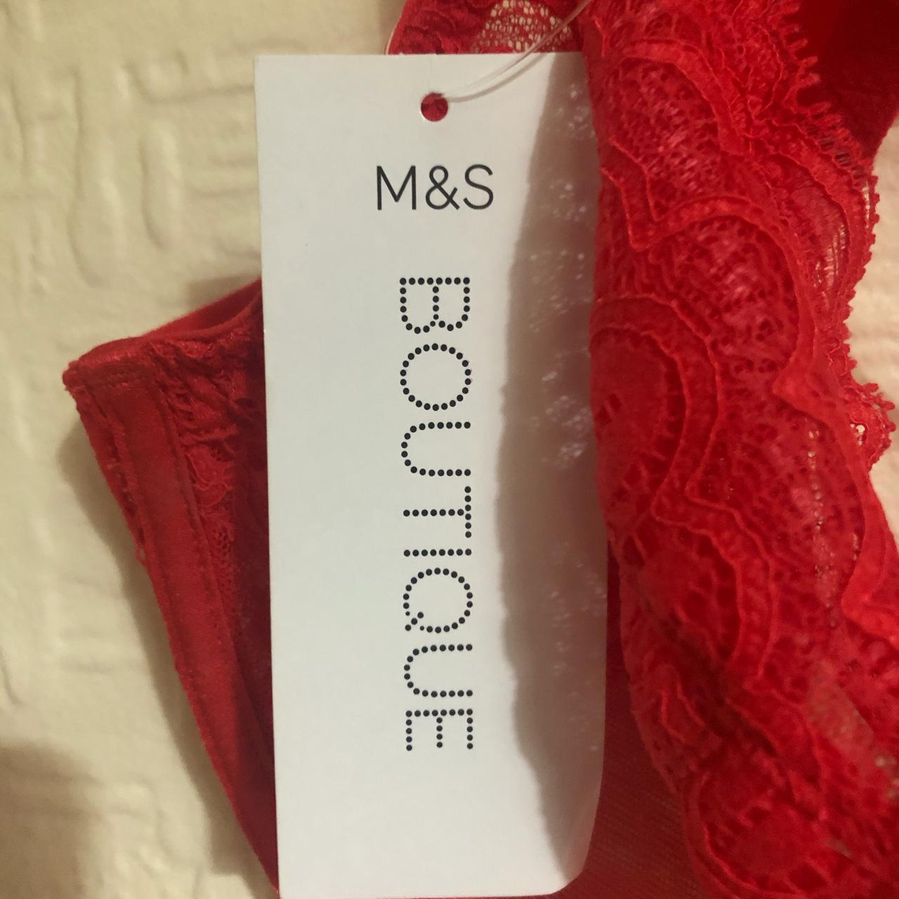 Marks & Spencer Women's Red Bra | Depop