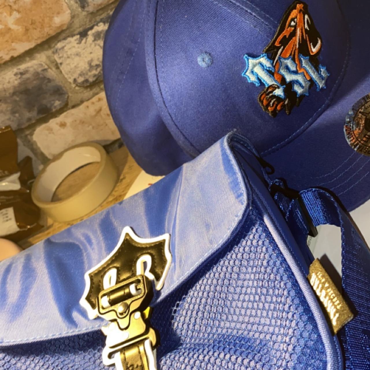 Blue Trapstar Bag x Blue Trapstar Cap bundle bag... - Depop