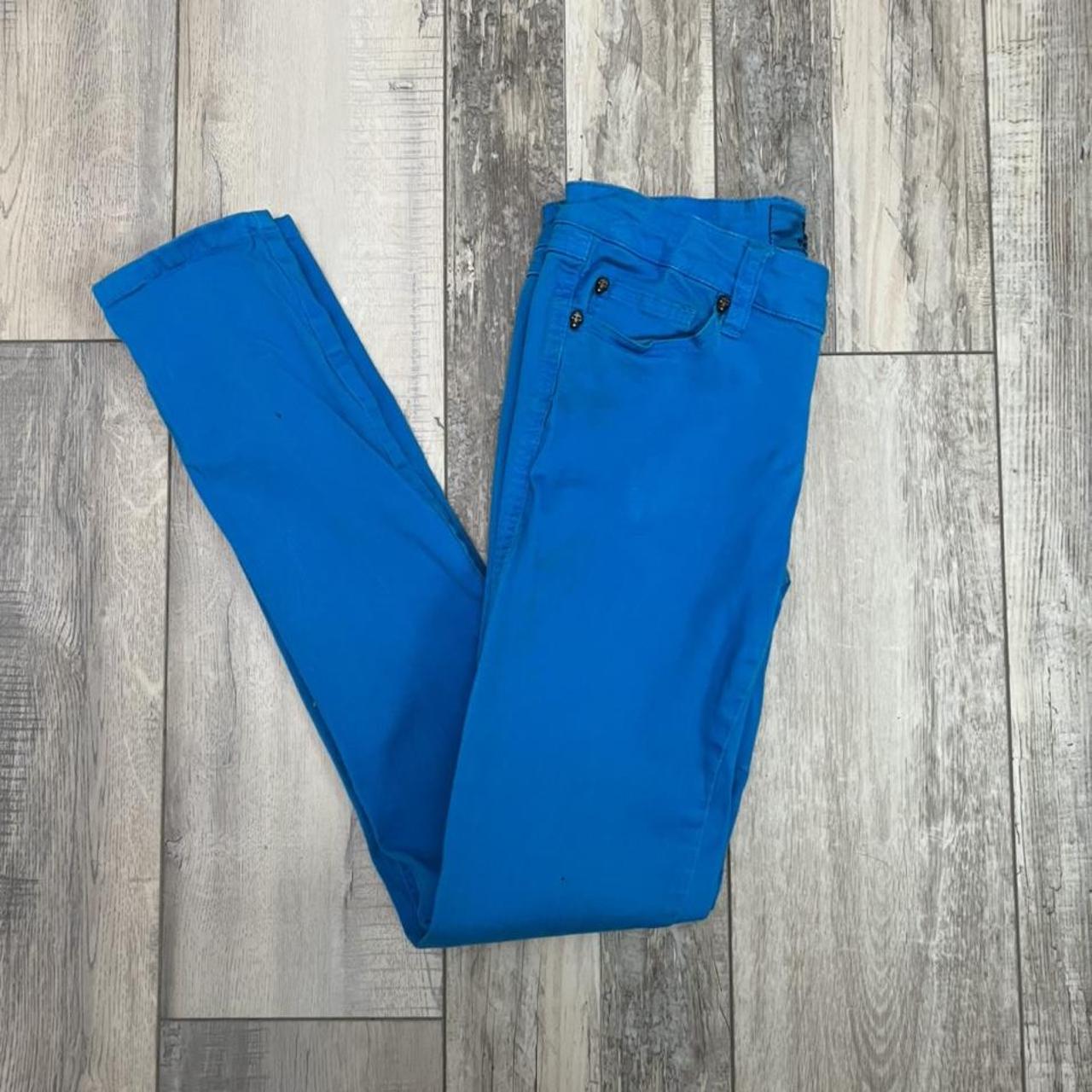 TRIPP NYC Blue Pants 💀💙 #emo #scenekid #skater... - Depop