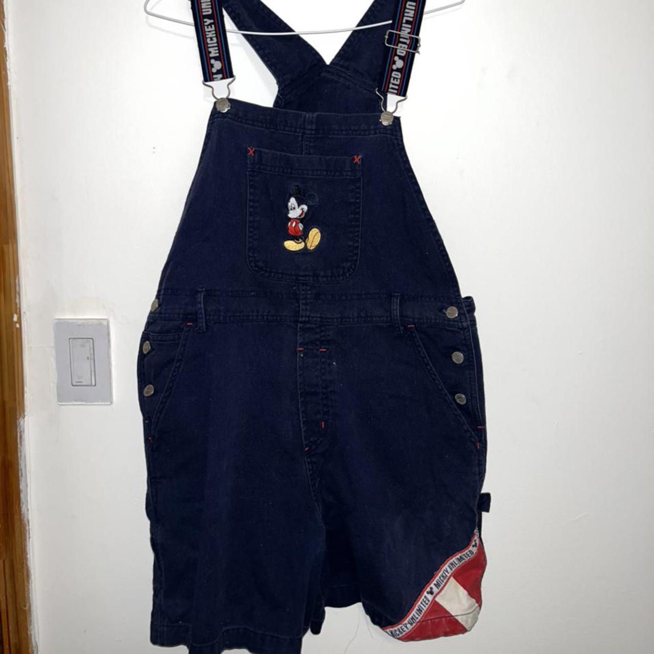 Vintage Mickey Mouse overalls thrifted but never... - Depop