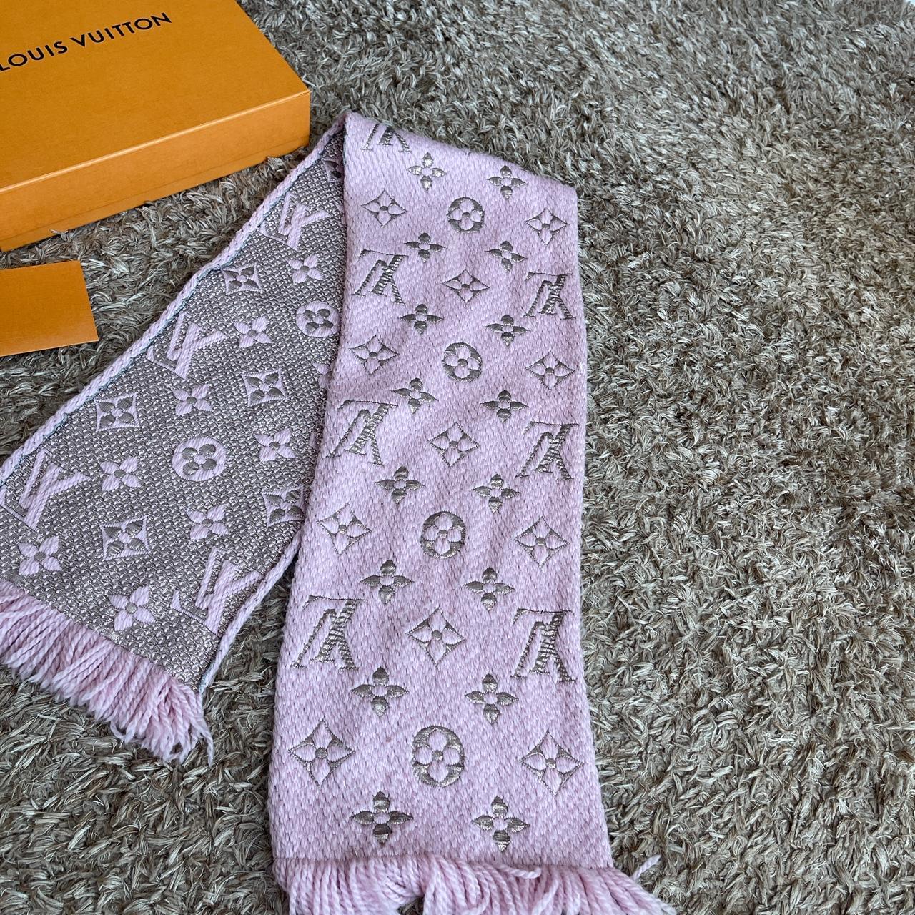 Women’s Louis Vuitton Logomania Monogram wool scarf!... - Depop