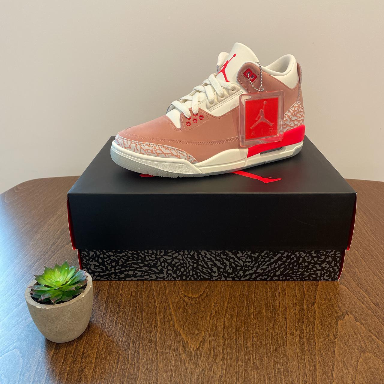 Nike Air Jordan 3 Retro Rust Pink WMNS UK5... - Depop
