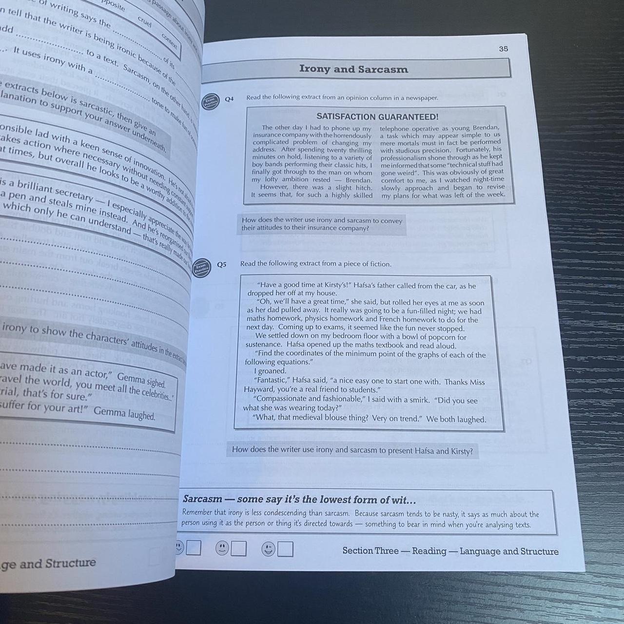 GCSE AQA CGP English Language Workbook 📚brand new... - Depop