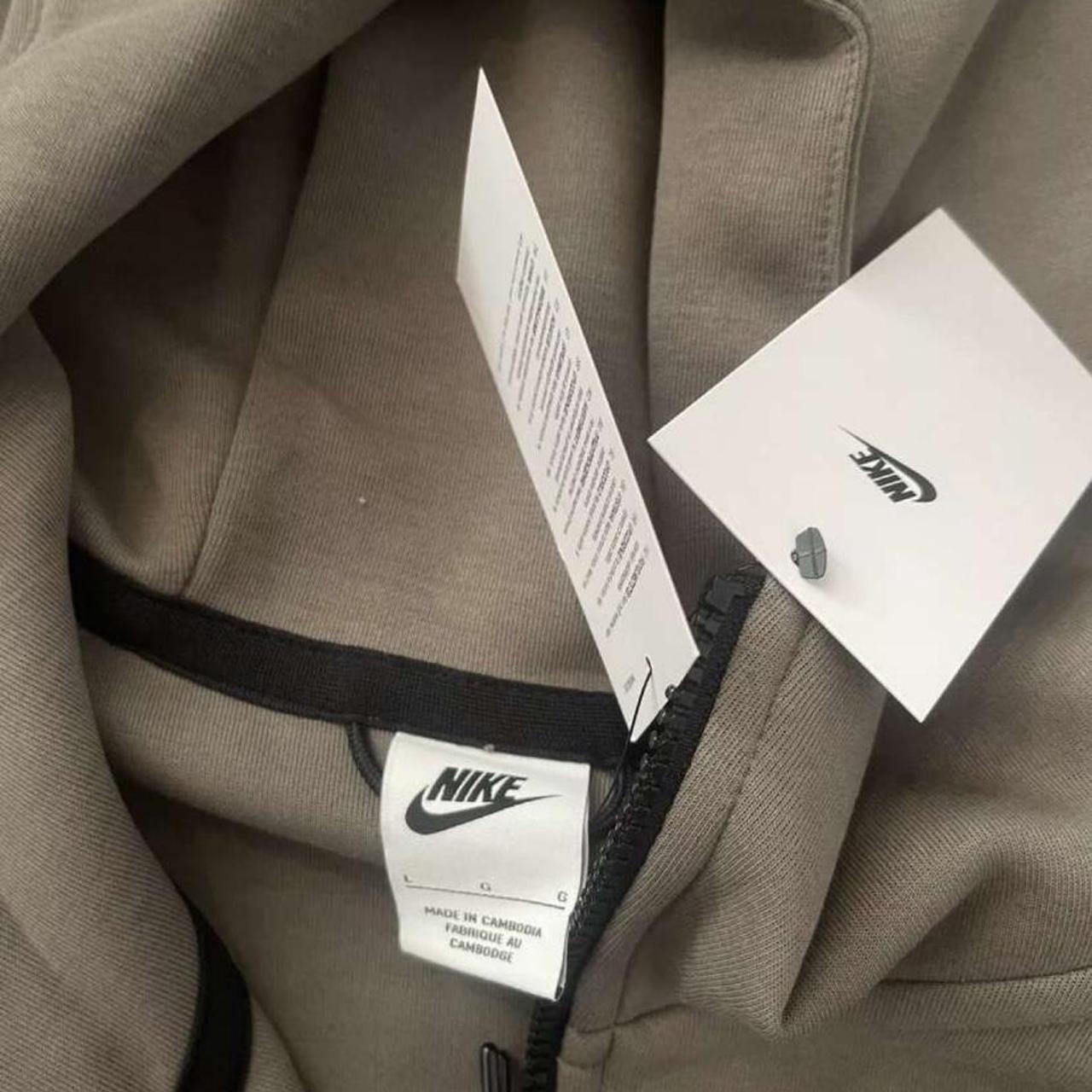 Beige tech fleece, joggers sold separately, size L - Depop