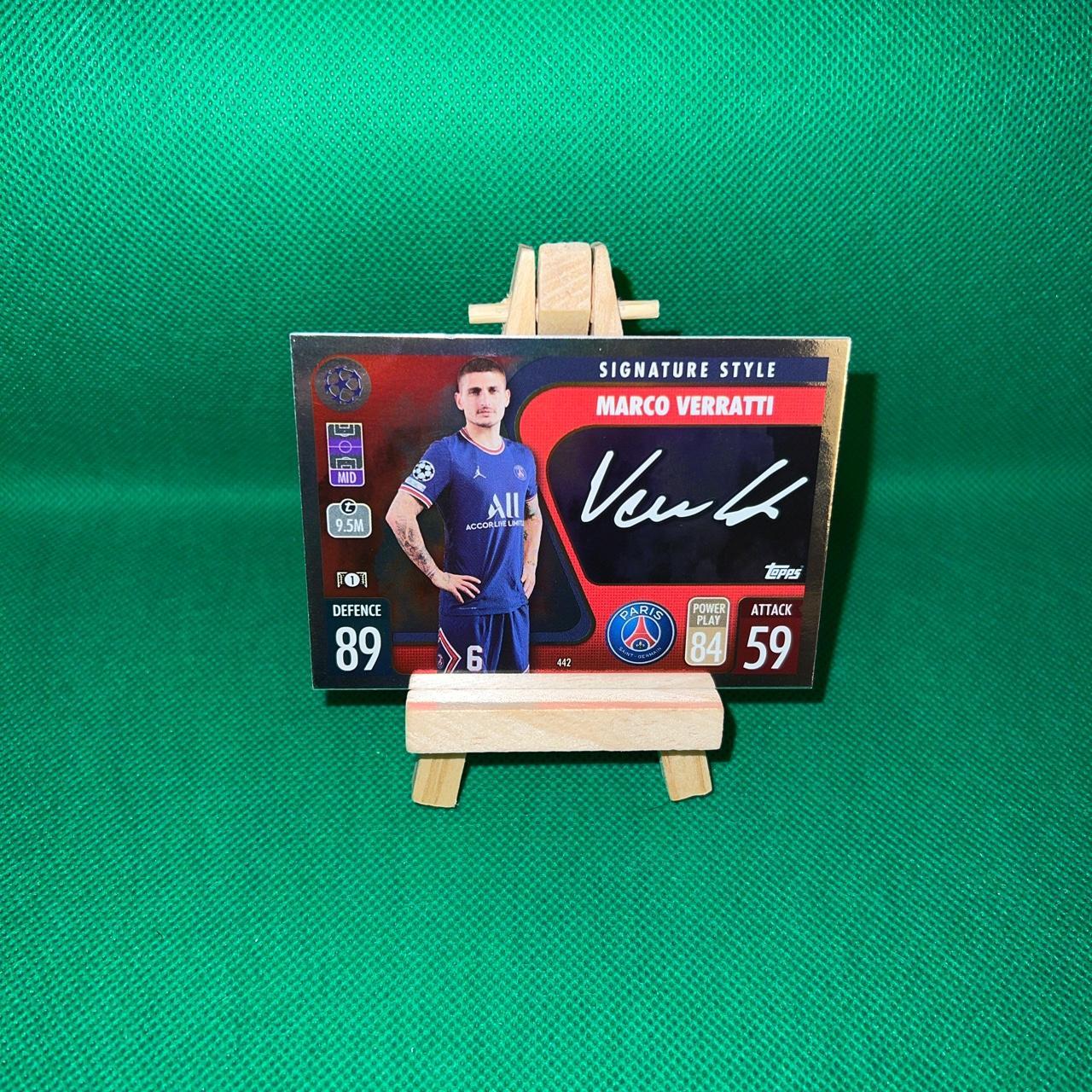 Match Attax 21/22 SIGNATURE STYLE Marco Verratti 442 - Depop