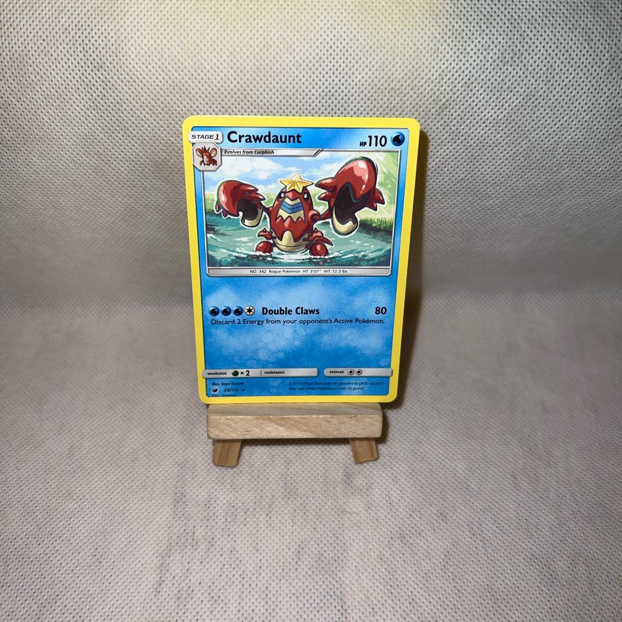 25/111 | Crawdaunt | Crimson Invasion | Pokemon Card... | Depop