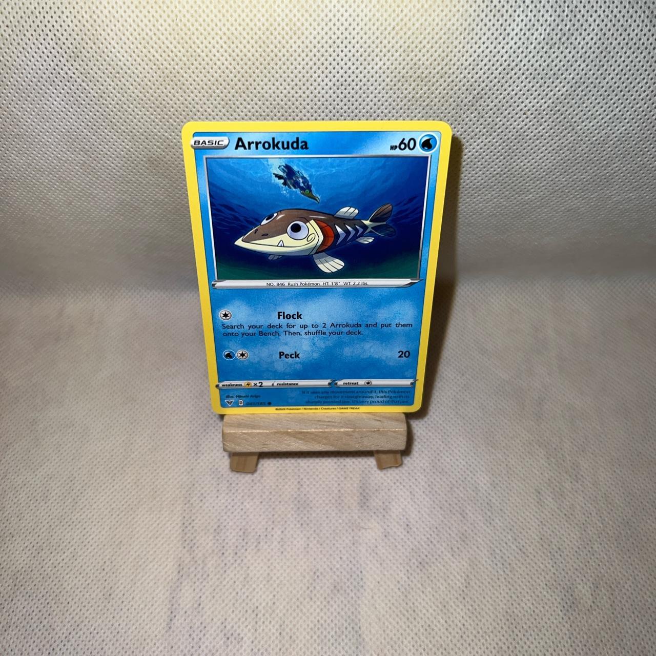 Arrokuda 041/185 Vivid Voltage Pokemon Card - Depop