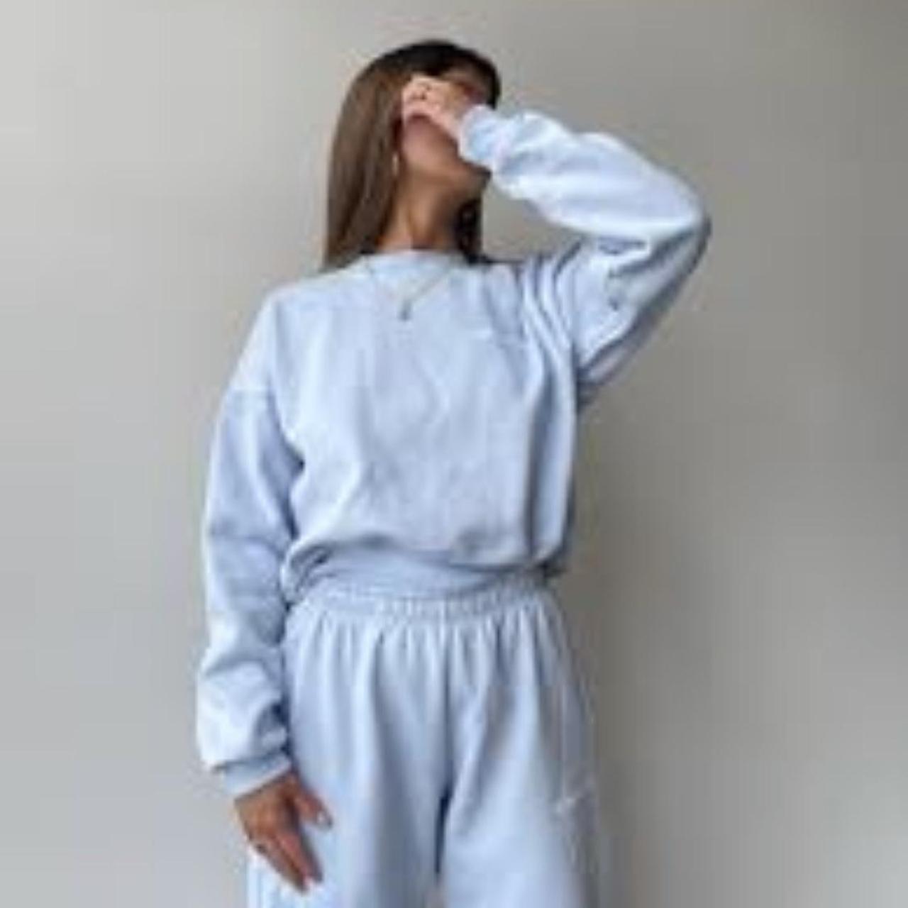 mr winston baby blue trackies size m LOOKING TO... - Depop