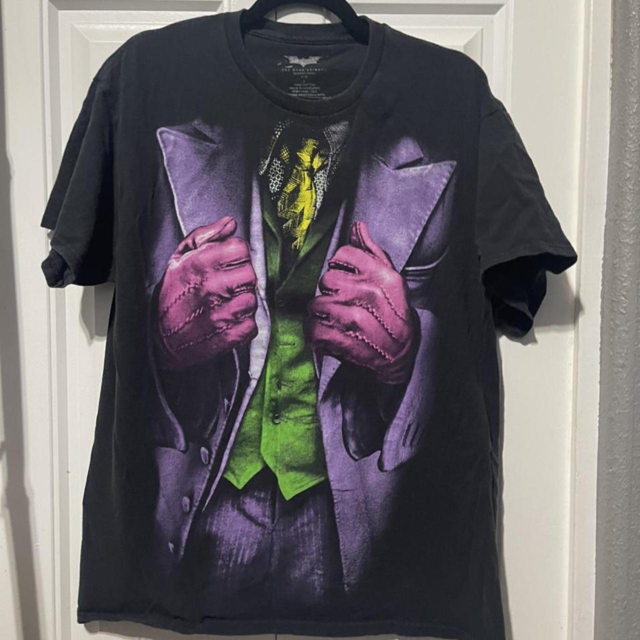 The Batman the dark Knight Joker T-shirt size... - Depop