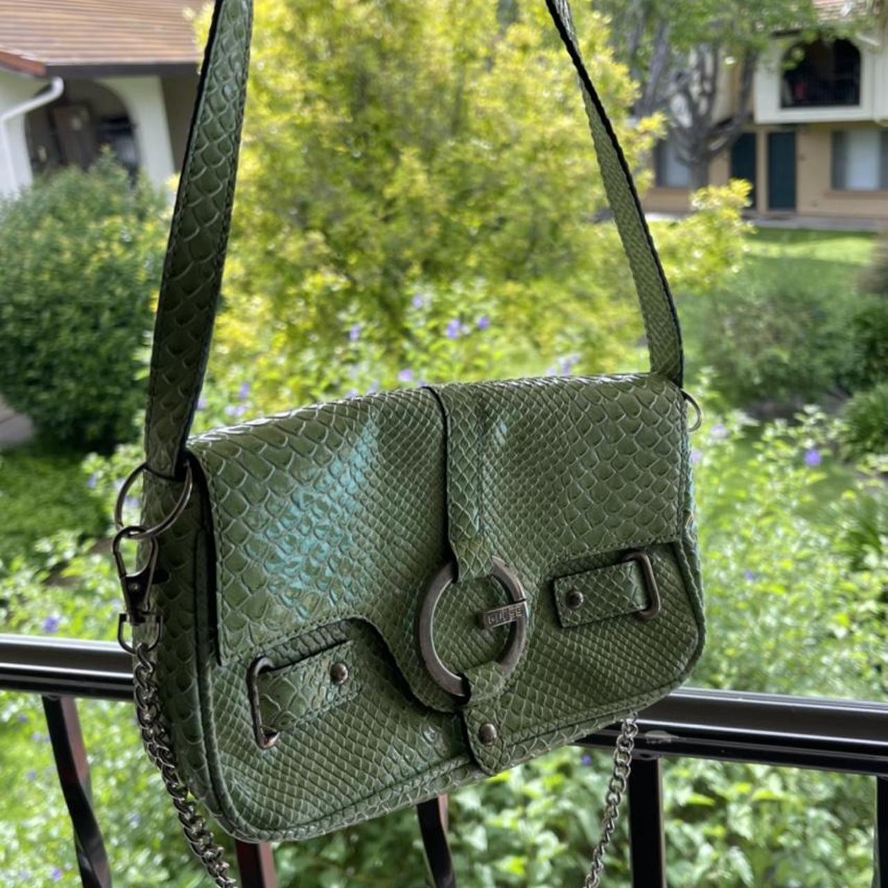 Super cute light green guess purse 👜 - has some... - Depop