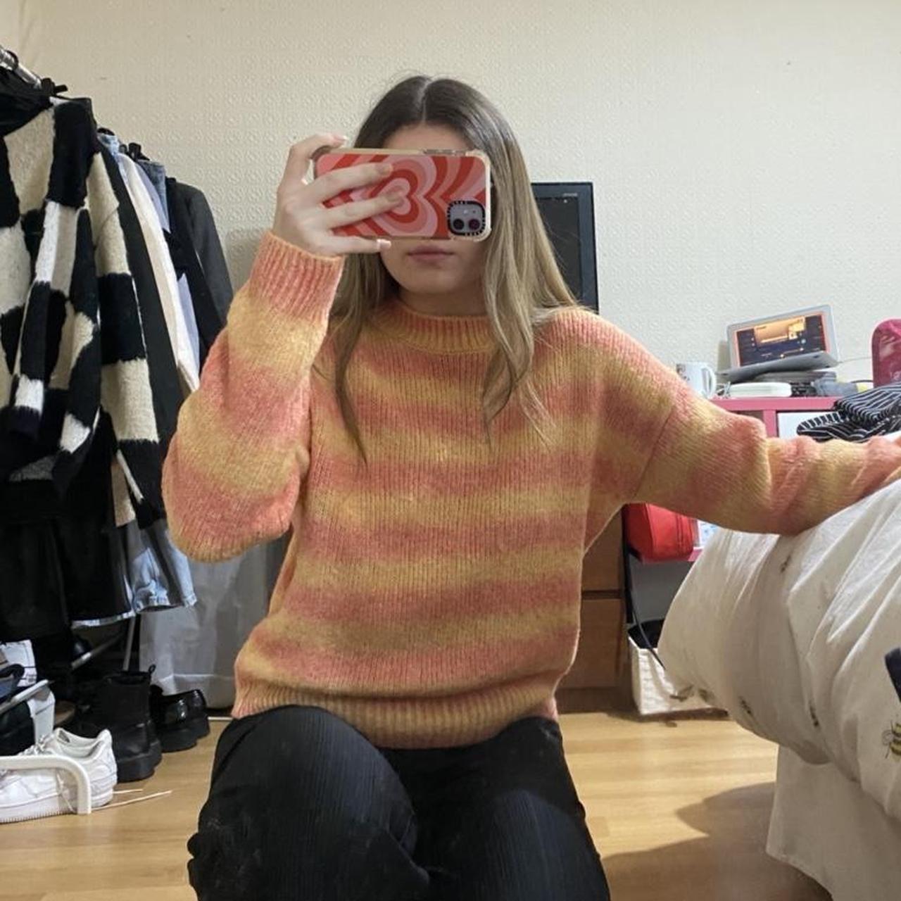 Primark high neck patterned jumper size 10 would... - Depop