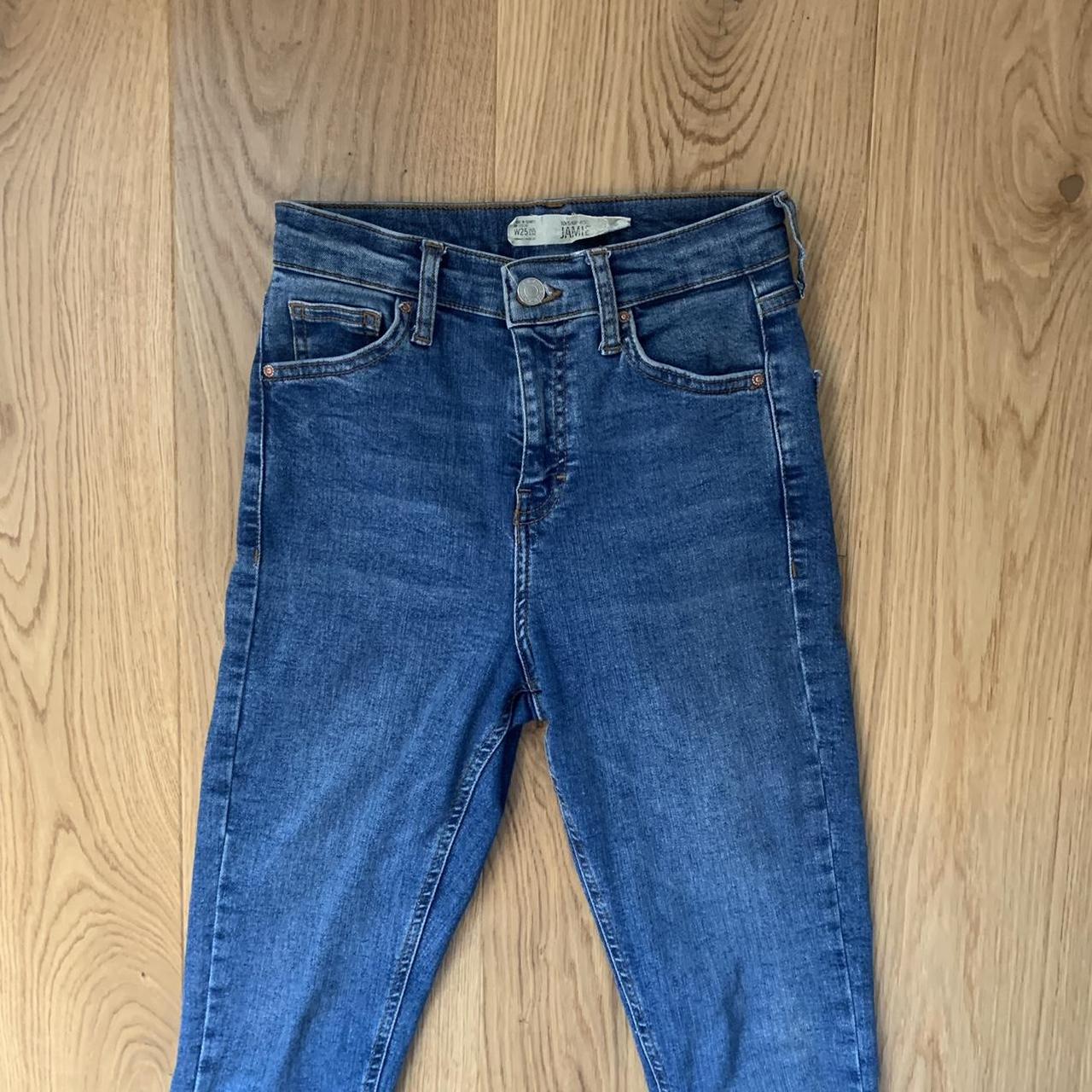 Topshop denim jamie jeans size W25 L32 - Depop