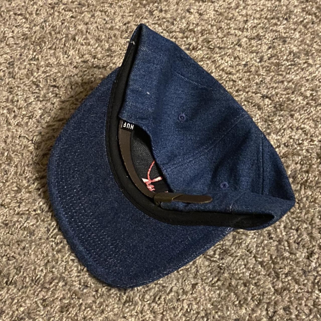 HUF SCRIPT DENIM 6 PANEL CAP WORN A FEW TIMES.... - Depop