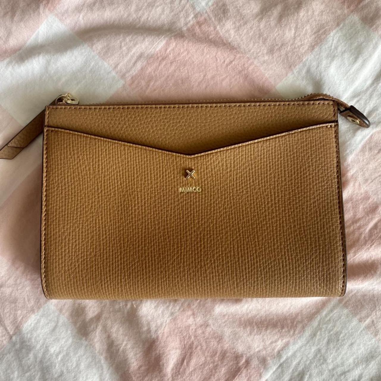 MIMCO TAN CLUTCH | medium to small - brand new,... - Depop