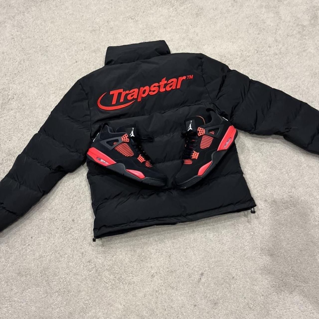 Trapstar Red/Black Hyperdrive Coat Brand New... - Depop
