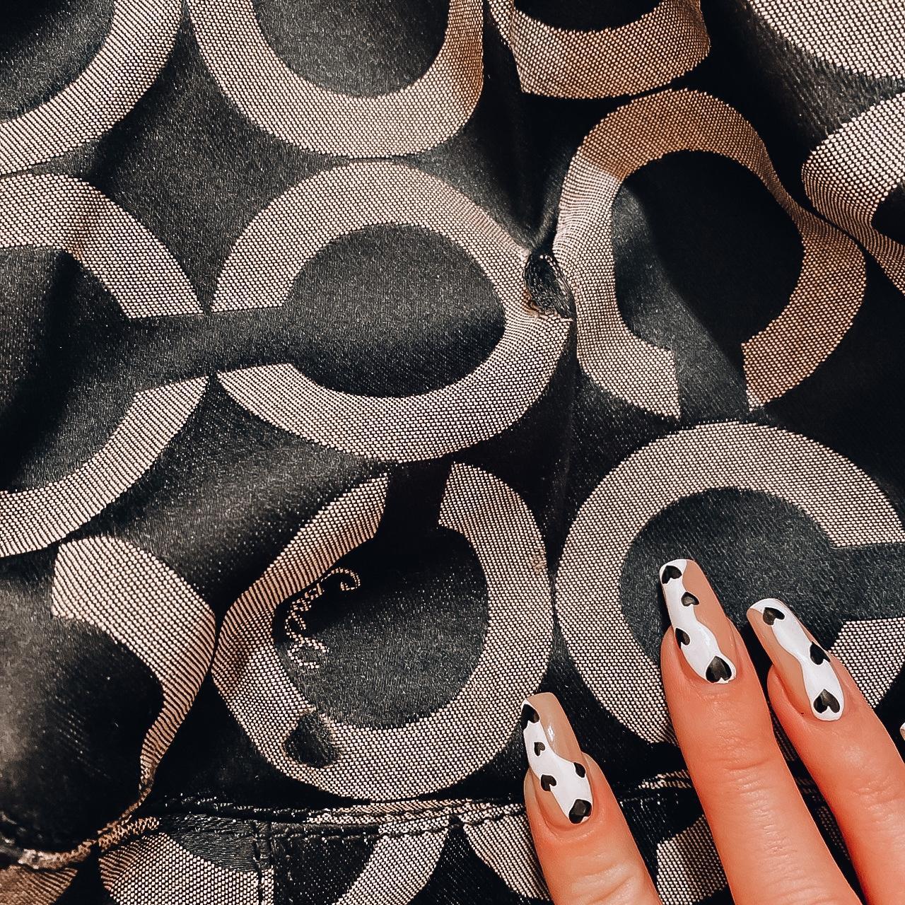 Mid 2000s authentic Coach logo slouchy purse 🖤 ... - Depop