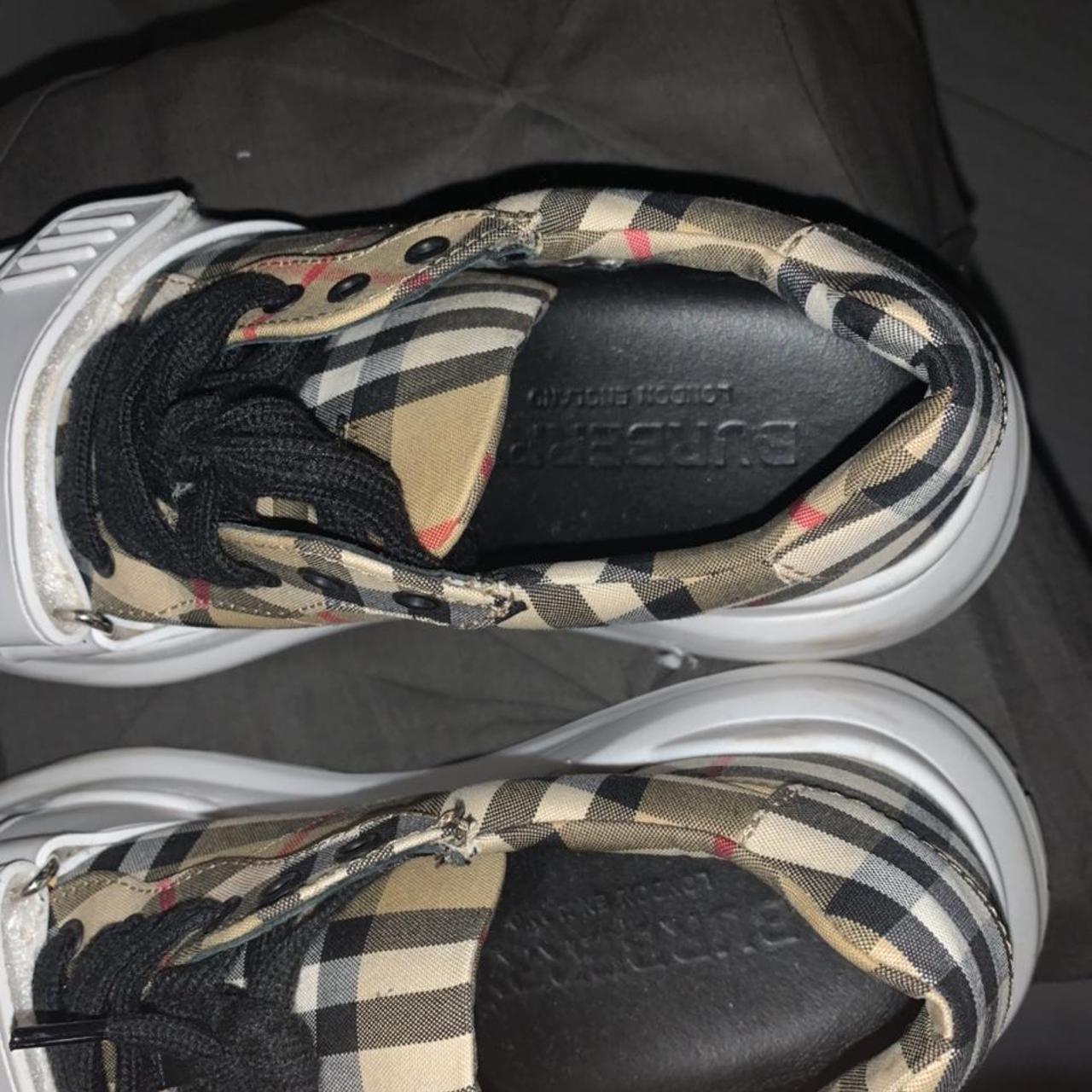 Burberry trainers Only works 5-6 times at the... - Depop