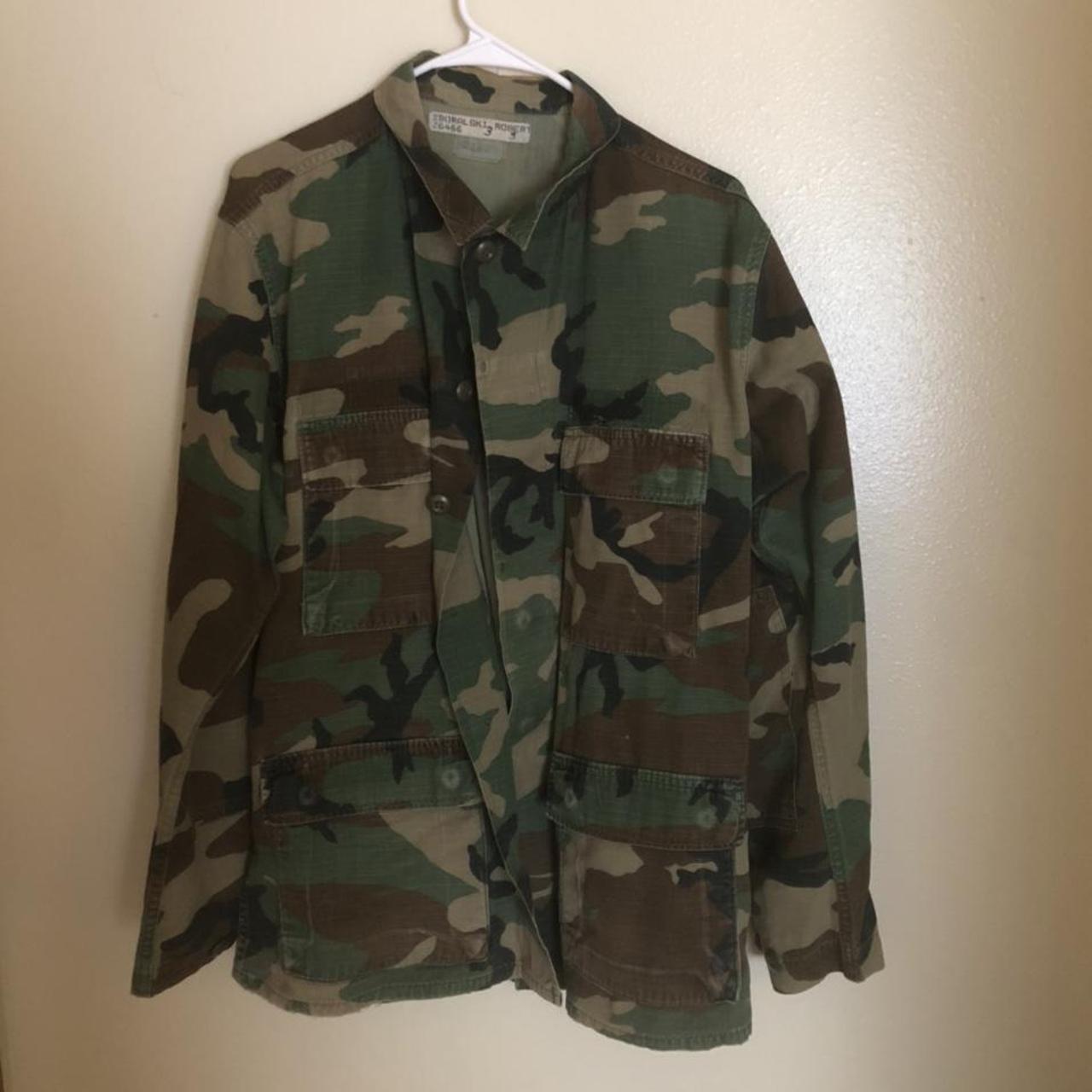Camo bdu jacket Unsure on size but maybe M/L #bdu... - Depop