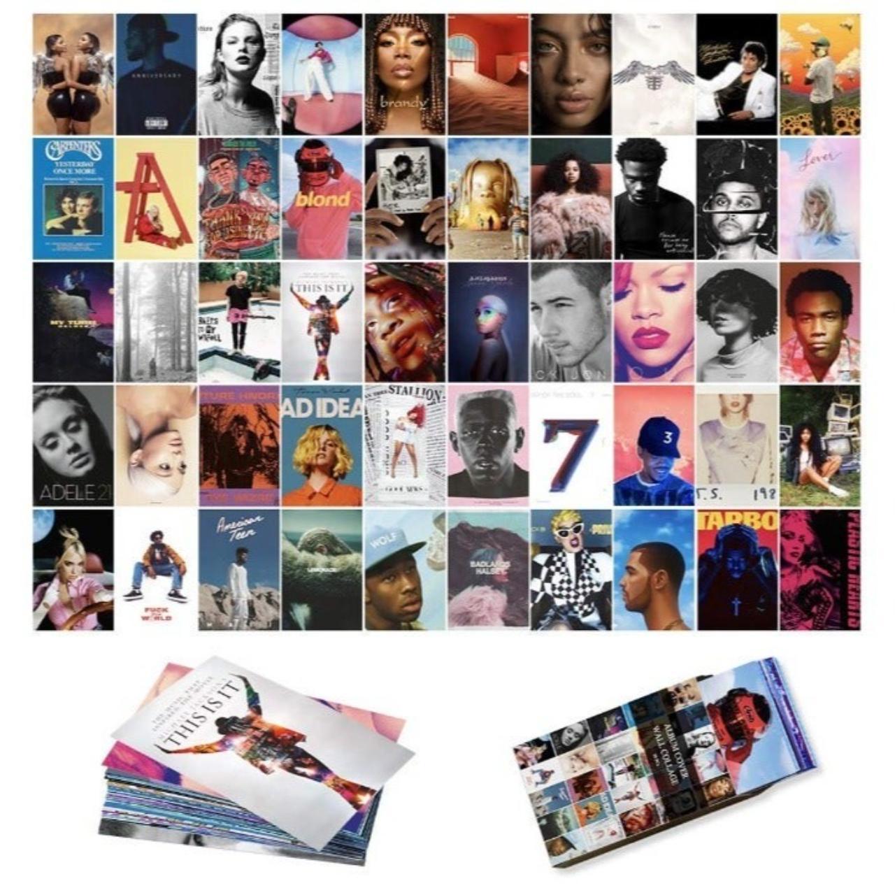 Album Cover Wall Collage Kit Aesthetic Pictures... - Depop
