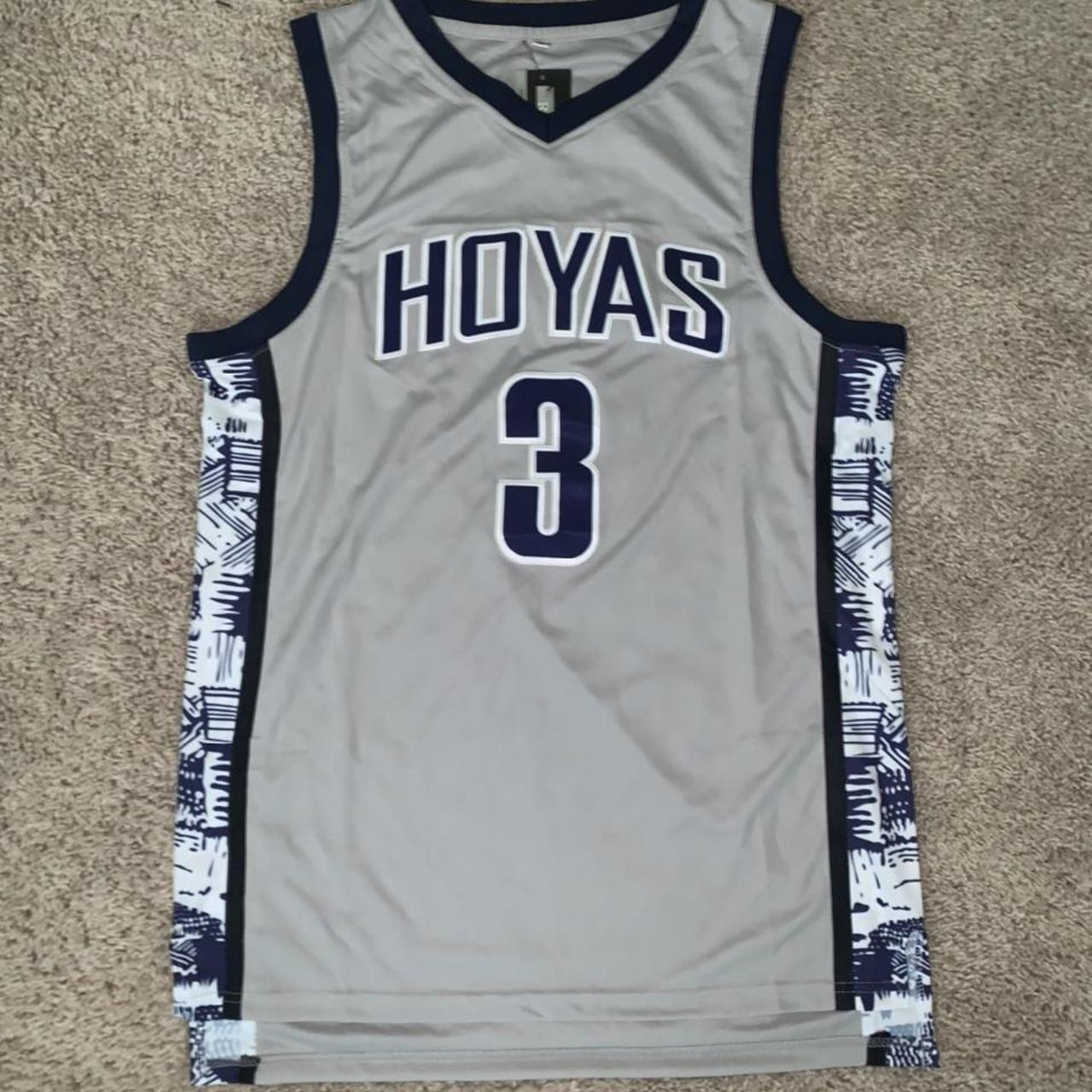 Allen Iverson Grey Georgetown Jersey Brand new with... - Depop