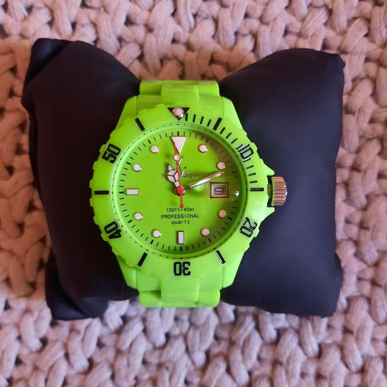 Neon Green Toy Watch watch Perfect... - Depop