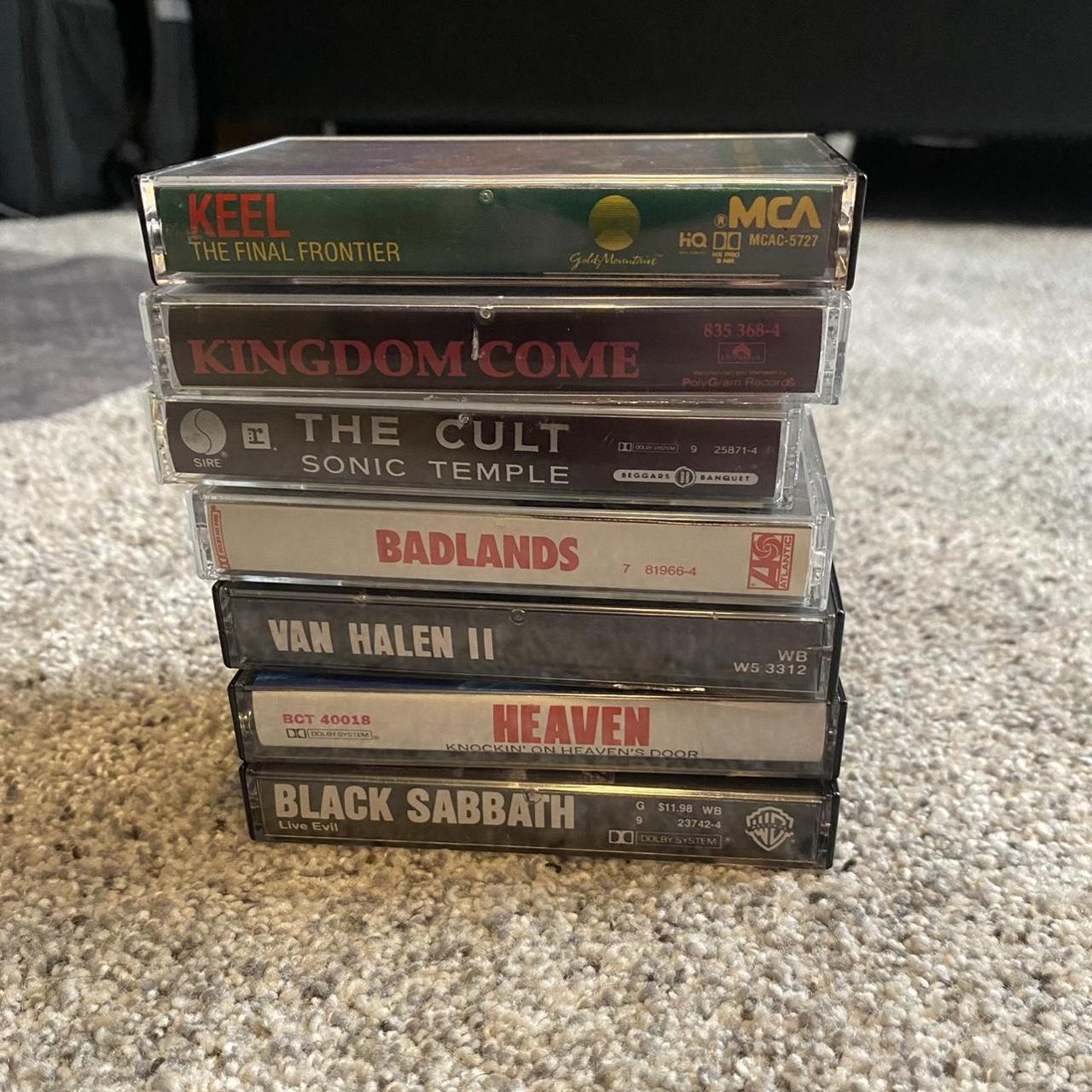 Lot of 7 cassette tapes for sale! Good condition!... - Depop