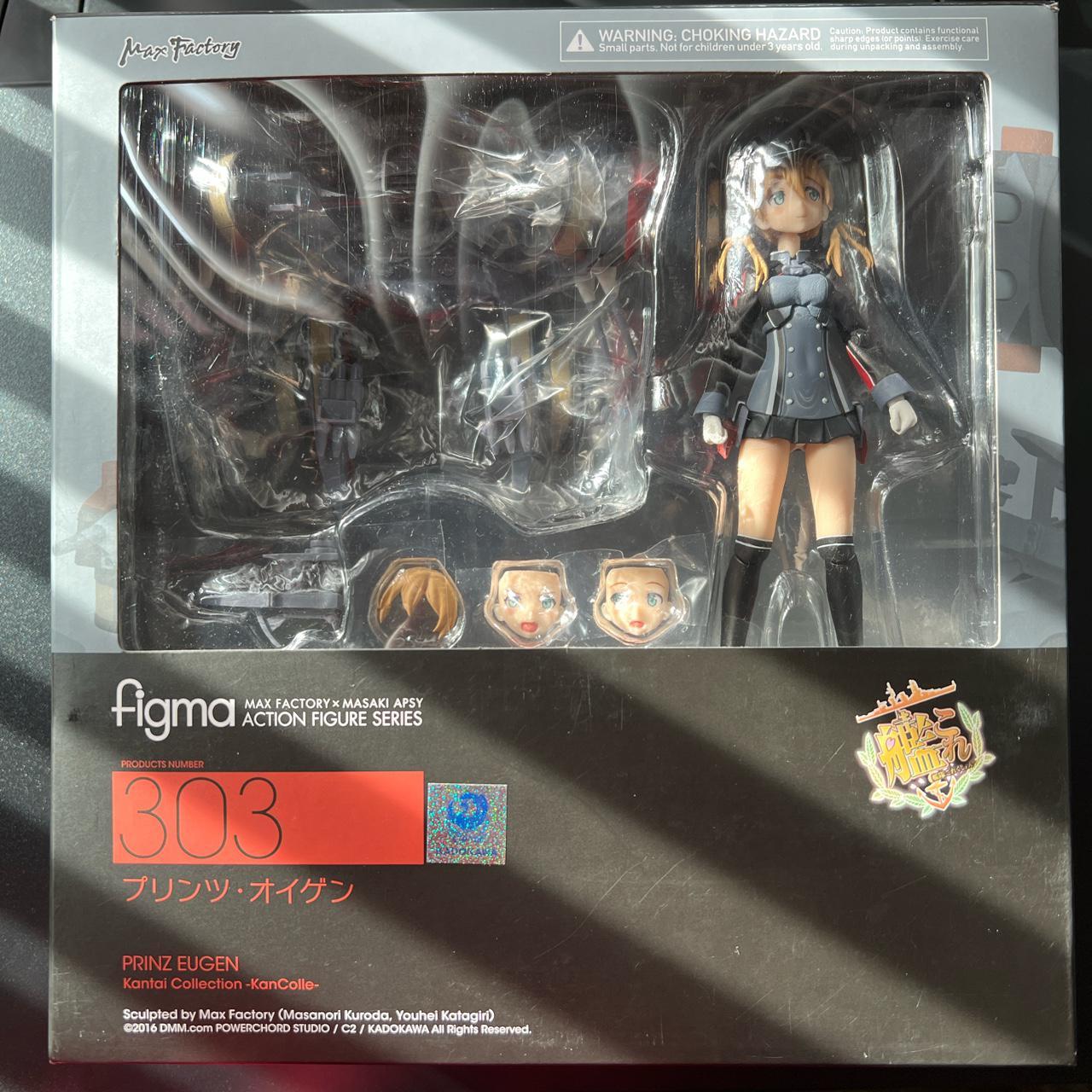 Prinz Eugen figma (box is damaged but figure is in... - Depop