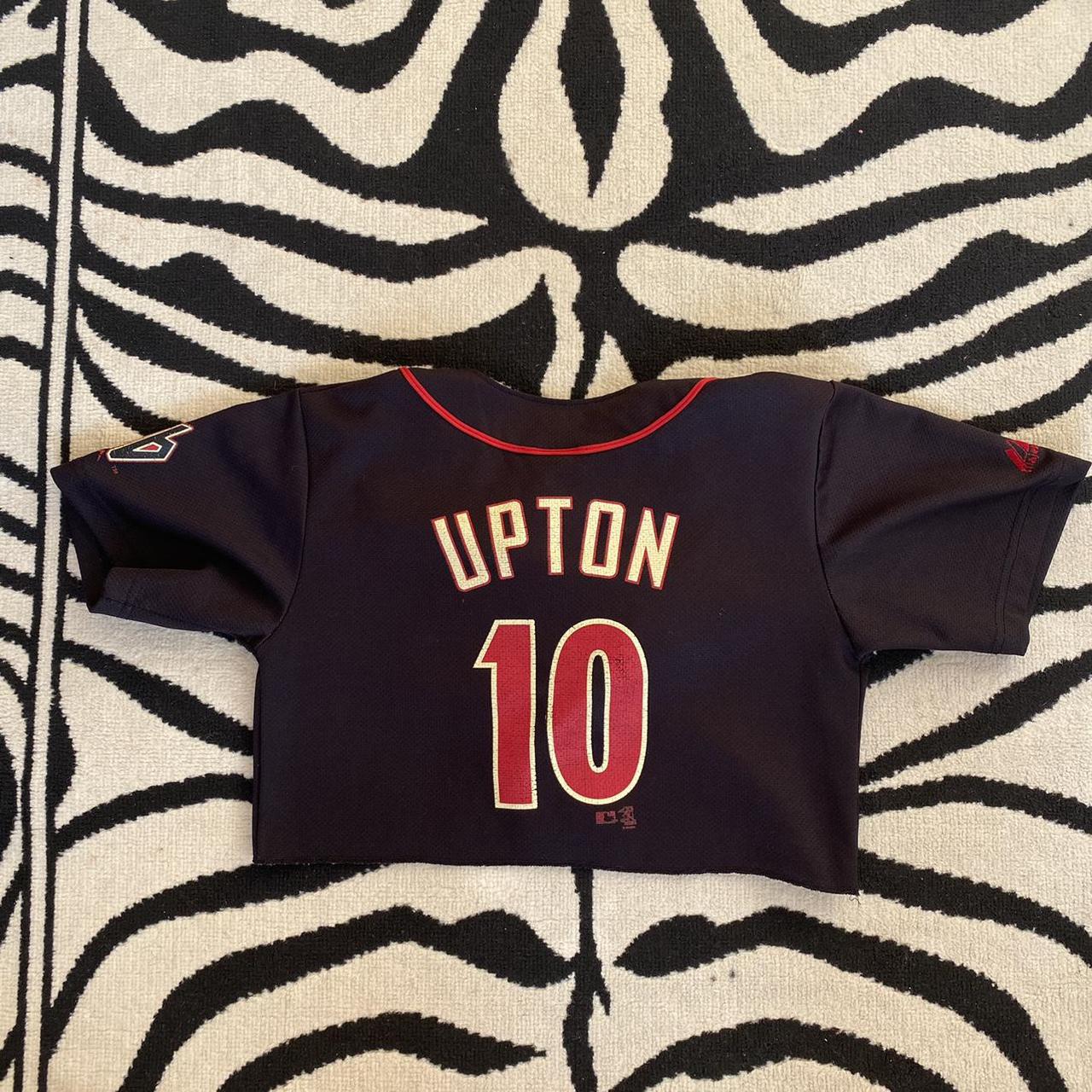 Reworked cropped vintage baseball jersey ⚾️ Serving... - Depop