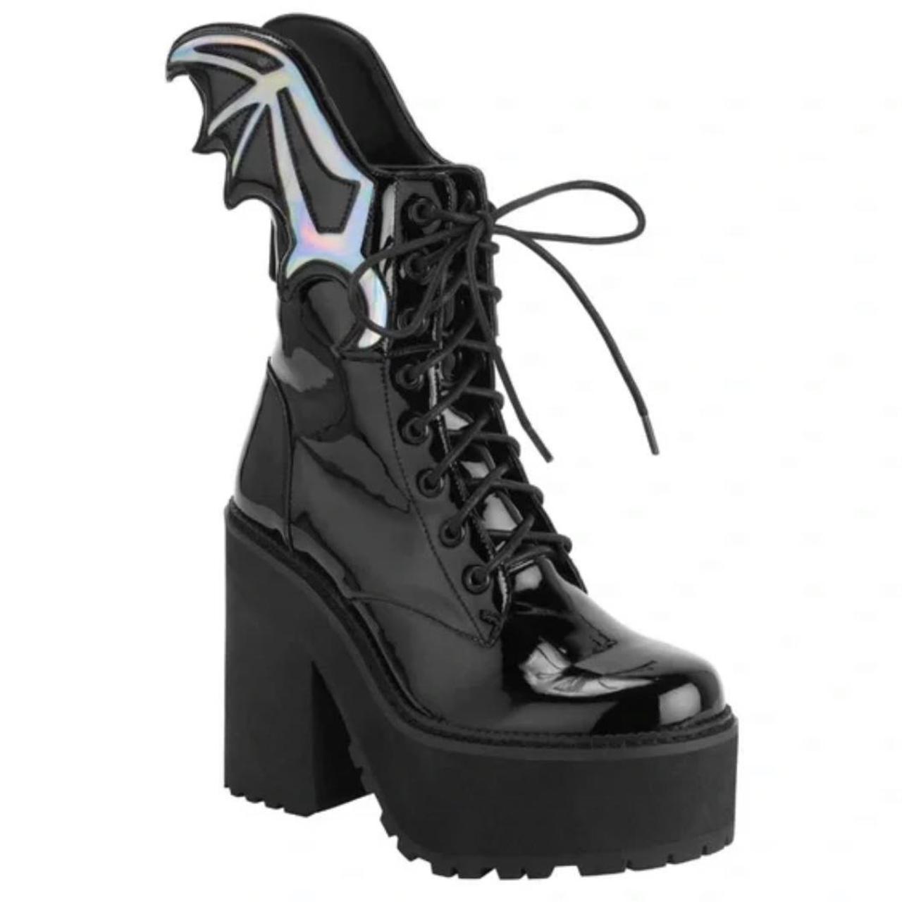 GORGEOUS Killstar platforms with wings!!! Just in... - Depop