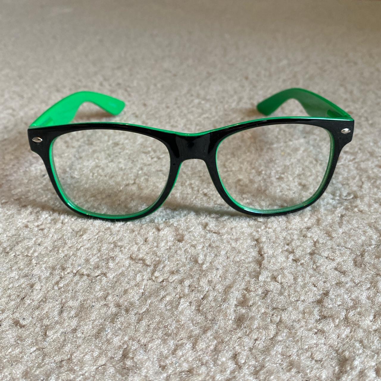 Green Nerd Glasses