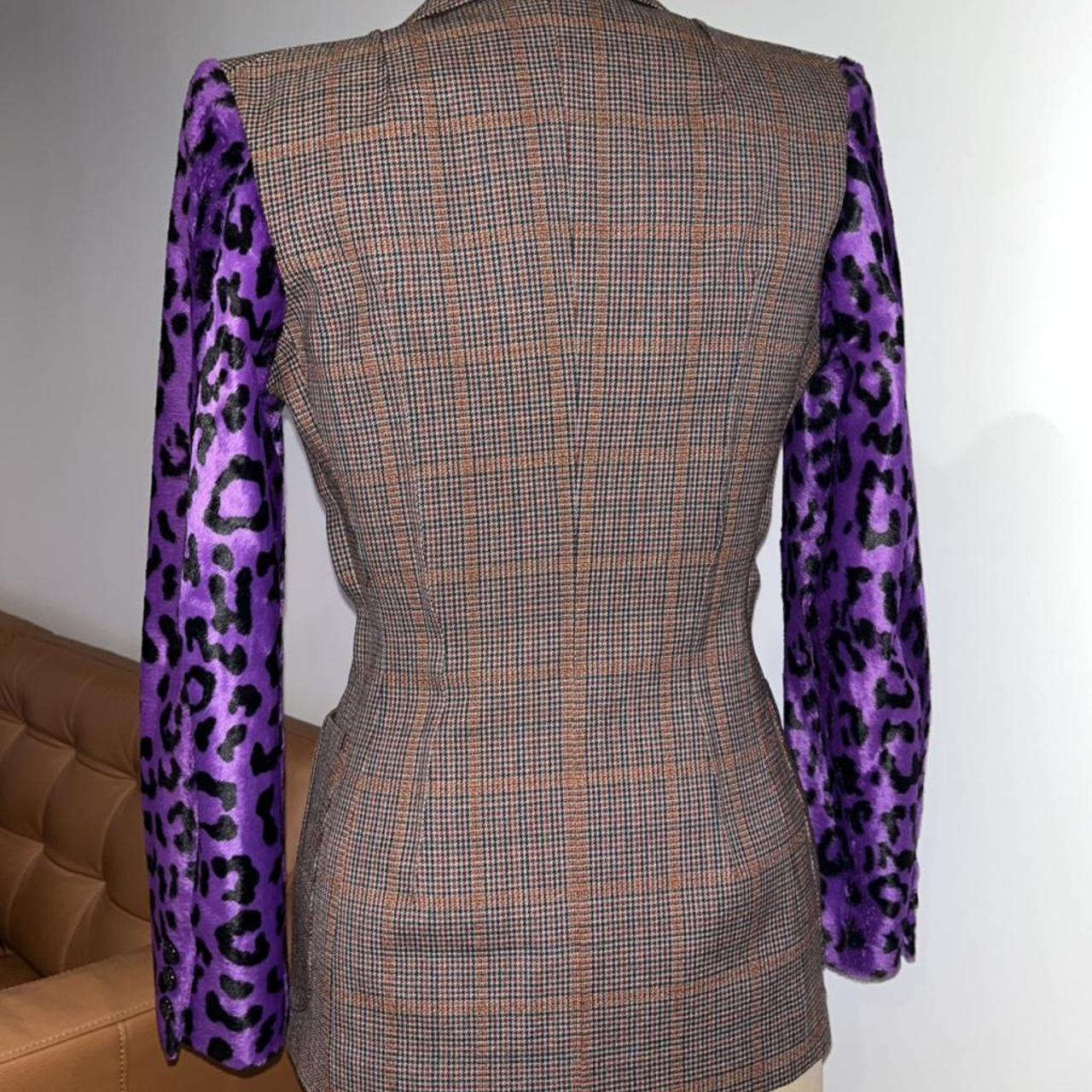 Junya Watanabe Women's Purple and Brown Jacket | Depop
