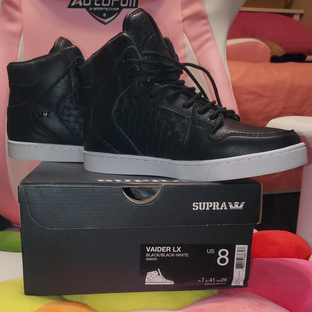 #RARE CROSS #LEATHER #SUPRA #VAIDER LX Men's US size... - Depop