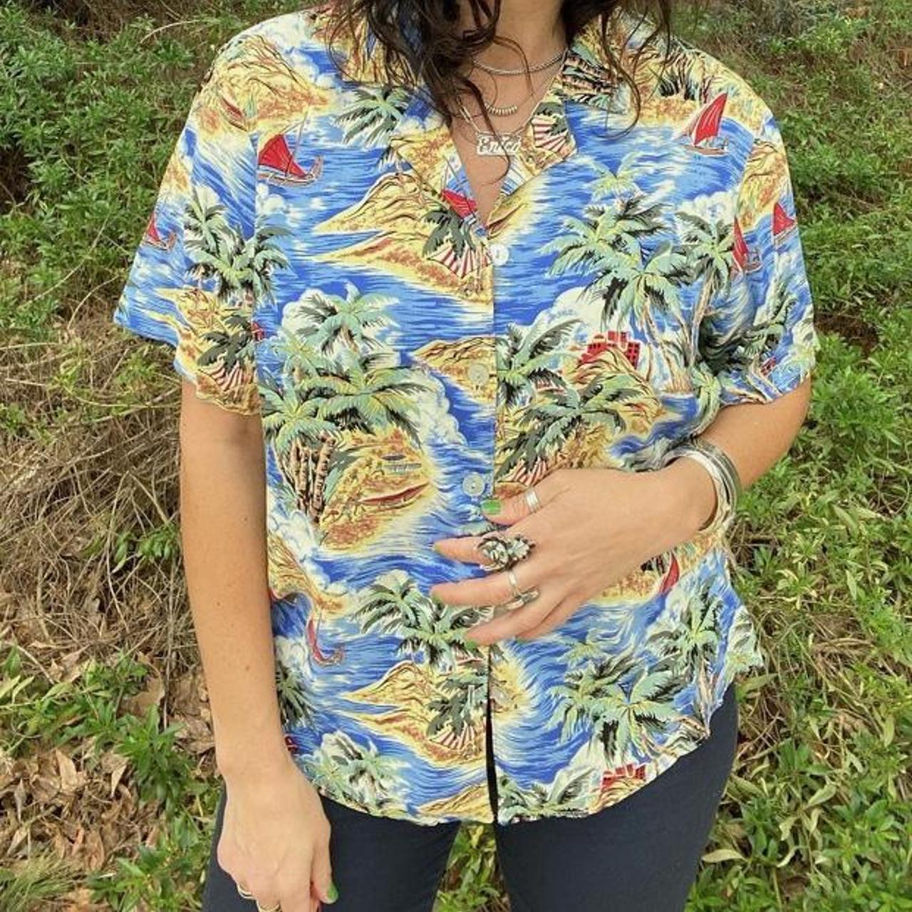 Island Escape Women's multi Blouse | Depop