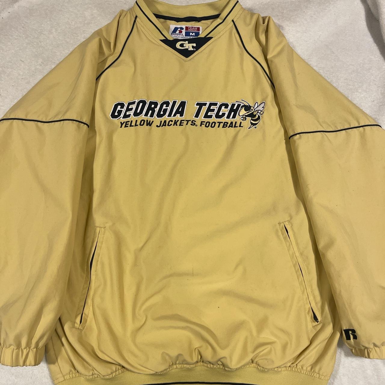 Vintage and authentic Georgia Tech jacket lightly... - Depop