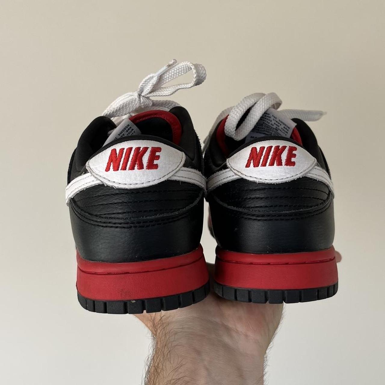 Nike Men's Black and Red Trainers | Depop