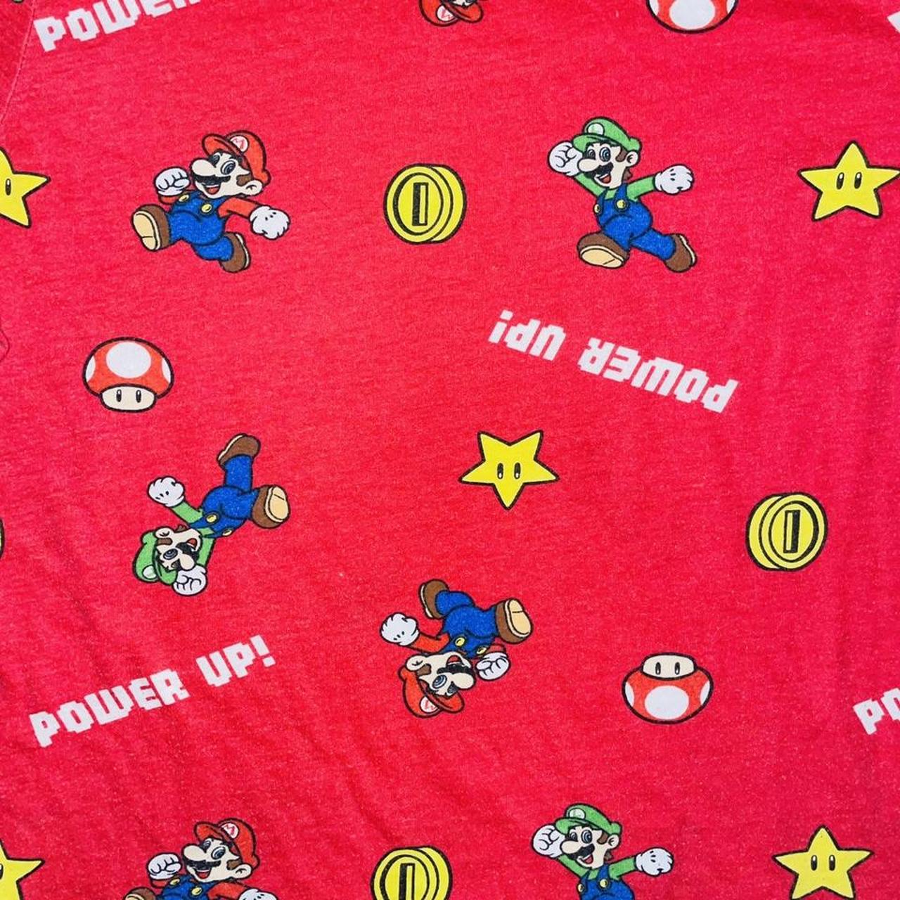 Y2K Mario & Luigi Power Up Tee Kids XL Good... - Depop