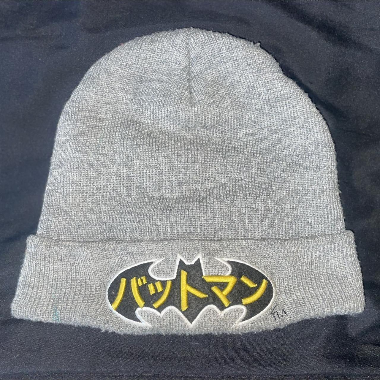 Chinese Batman Embroidered Skully Beanie Good... - Depop